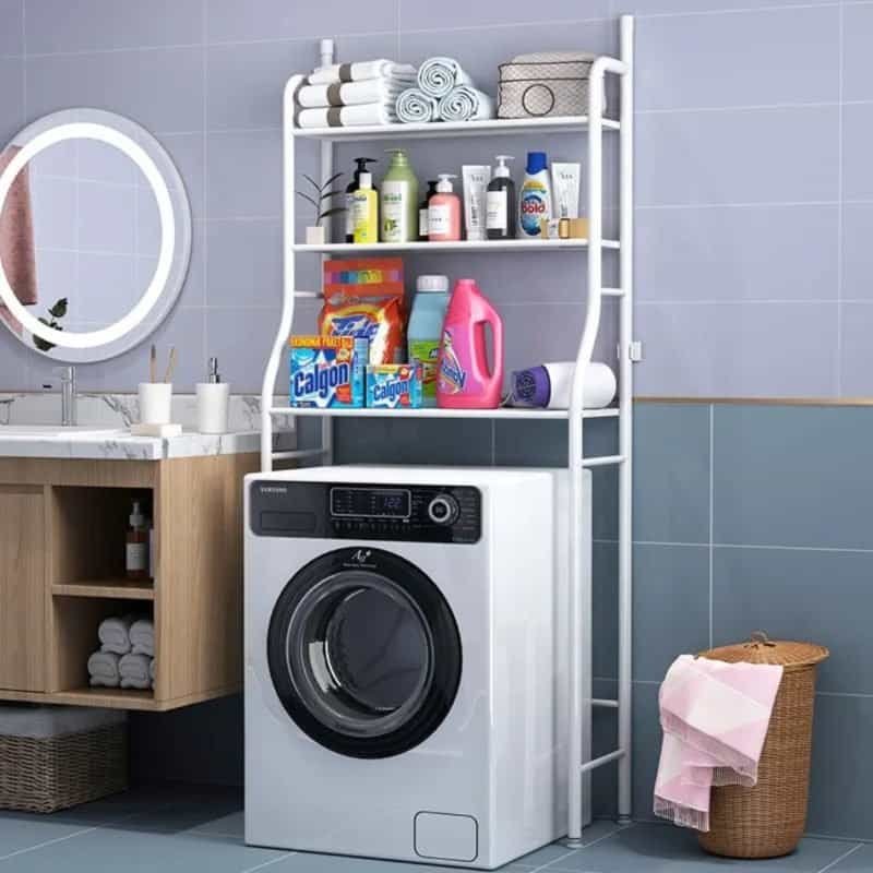10 Reasons To Love The White Over The Washing Machine Rack