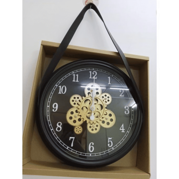 Rotating Moving Gear Wall Clock - Luvly Household Collections