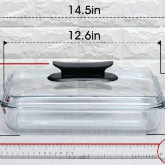 Casserole Baking/Storage Tin With Lid - Luvly Household Collections
