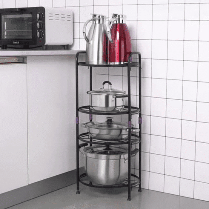 5-Tier Multifunctional Pot Rack - Luvly Household Collections