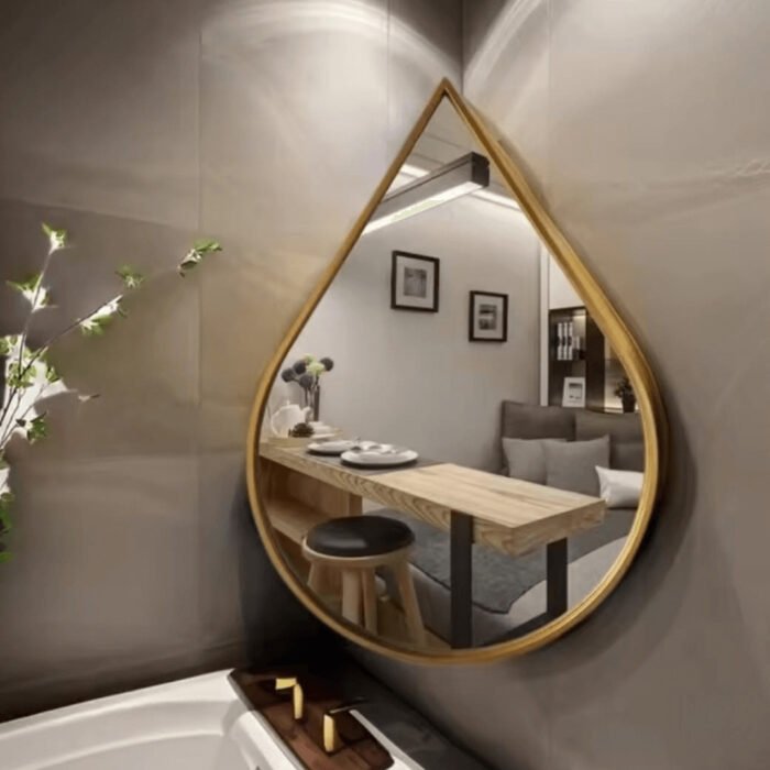 Decorative Oval Shaped Mirror - Luvly Household Collections