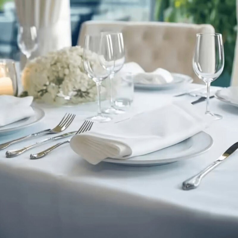 Premium 100% Cotton Washable Dinner Napkins - Luvly Household Collections